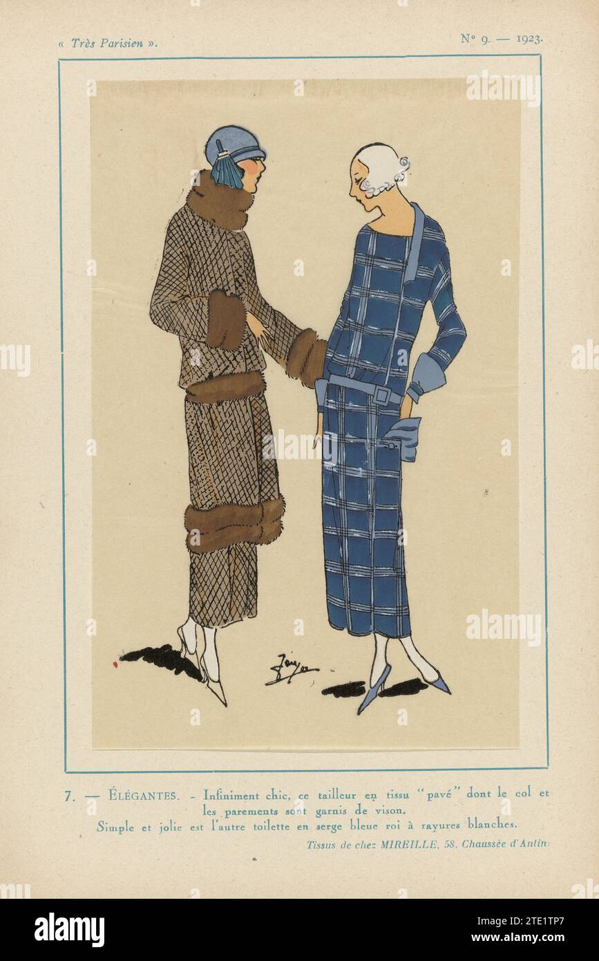 Very Parisian, 1923, no 9: 7. - Elegant. - Infinitely chic, this tailor ...