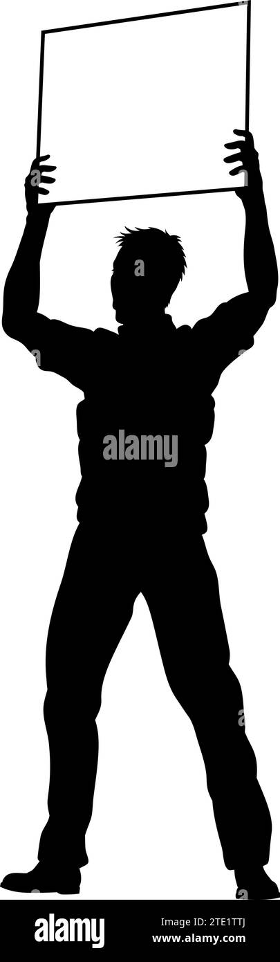 Civil rights protest picketing Stock Vector Images - Alamy