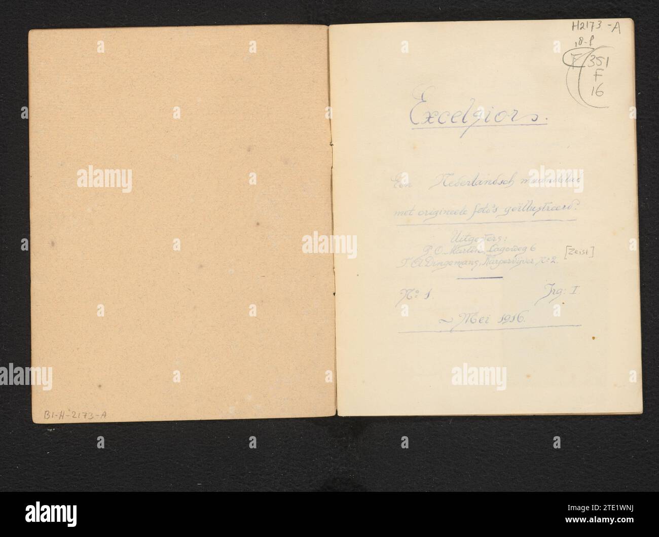 Excelsior: a Dutch monthly magazine with original photos illustrated, P ...