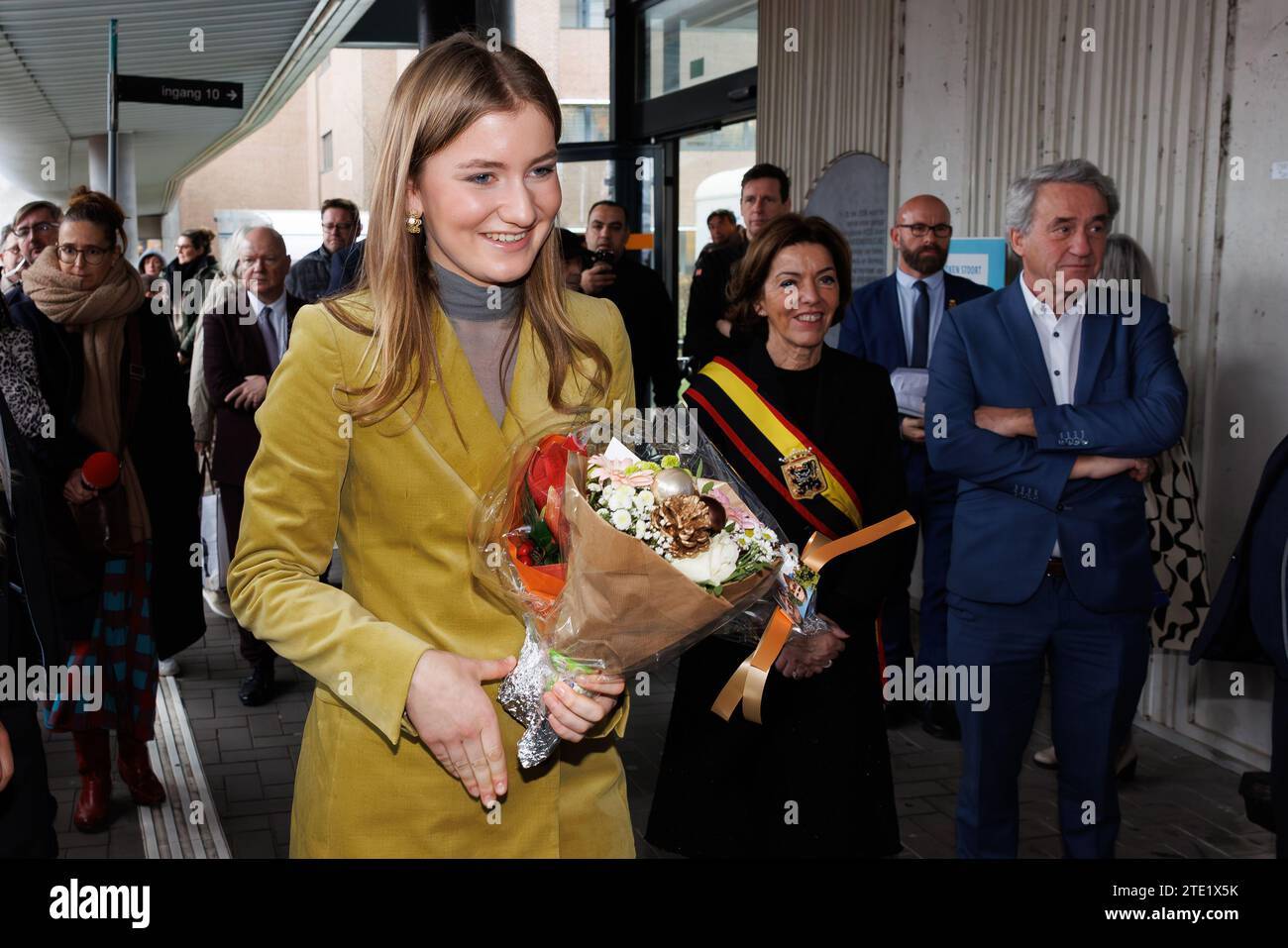 Gent, 20 December 2023. Crown Princess Elisabeth and East-Flanders ...