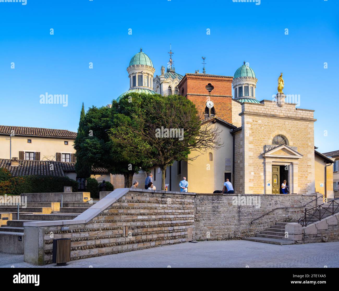 Ars, France - October 13, 2023: Pilgrimage Basilica of Saint Sixtus in ... Ars, France - October 13, 2023: Pilgrimage Basilica of Saint Sixtus in ...