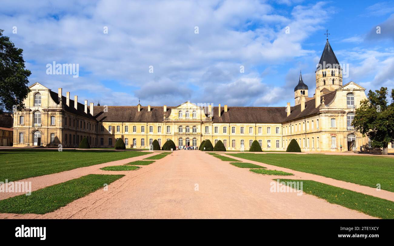 Cluny, France - October 14, 2023: The Abbey of Cluny in Burgundy was ...