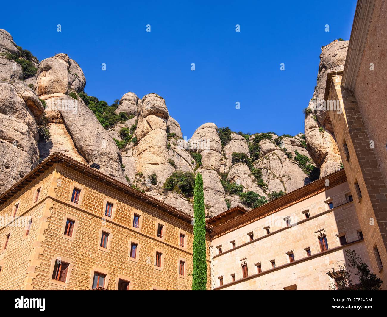 Montserrat, Spain - October 8, 2023: The famous Catholic monastery of ...