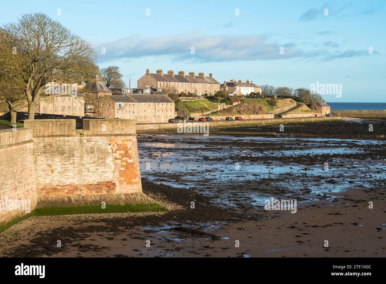 View towards Plommer's Tower and Pier Road from the town walls, Berwick ...