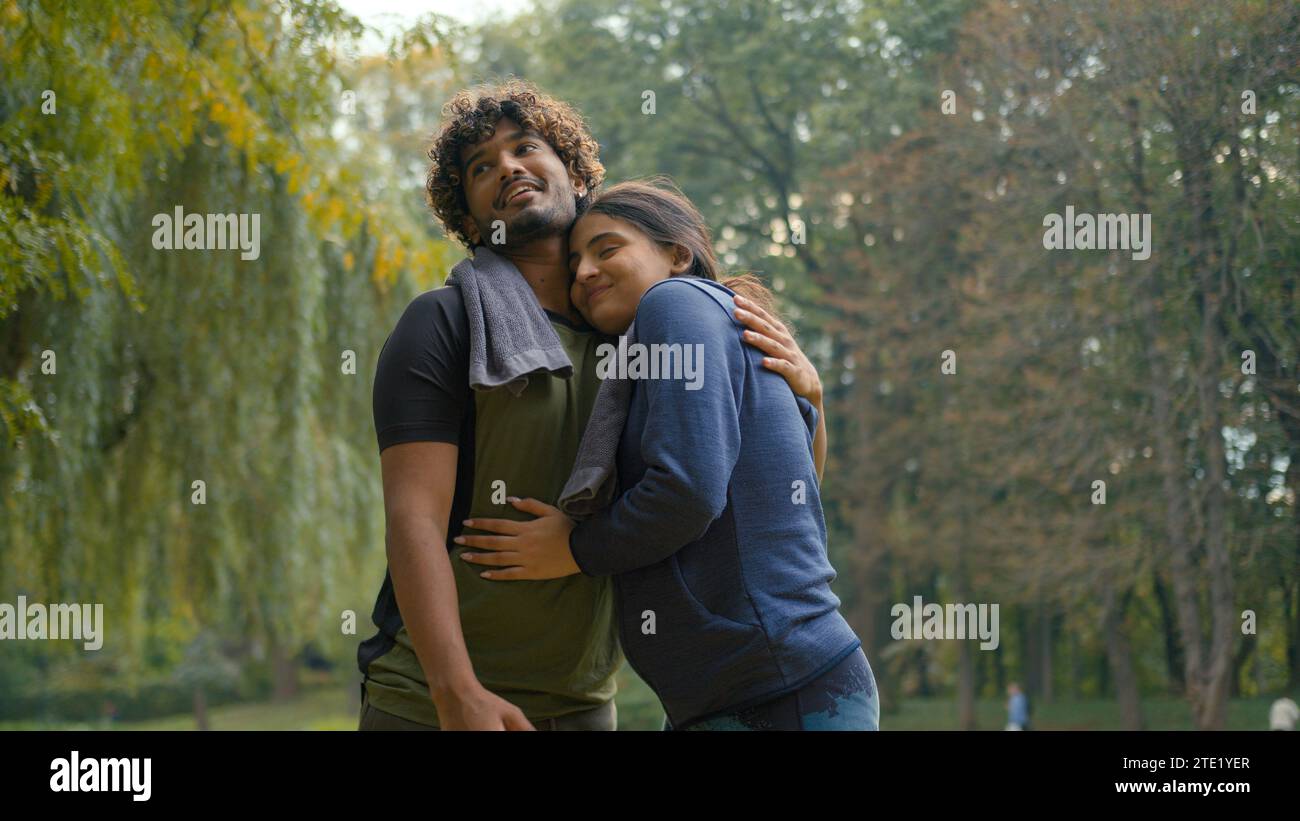 Indian girl friends hugging hi-res stock photography and images - Alamy