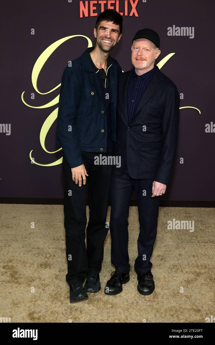 LOS ANGELES, CA - DECEMBER 19: Justin Mikita, Jesse Tyler Ferguson at ...