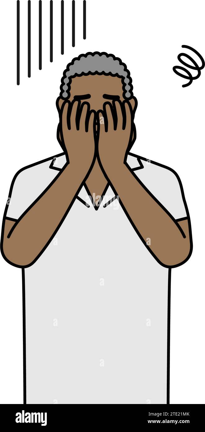 Depression in older people Stock Vector Images - Alamy