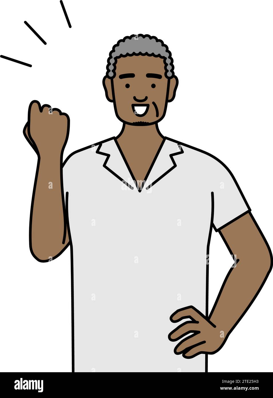 African senior man posing with guts, Vector Illustration Stock Vector ... African senior man posing with guts, Vector Illustration Stock Vector ...