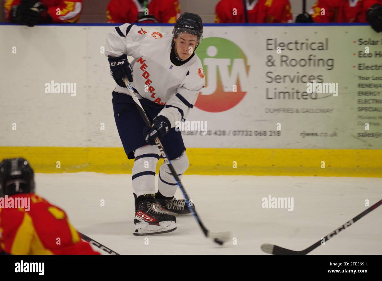 Dumfries, 12 December 2023. Timoer Roodenburg playing for Netherlands ...