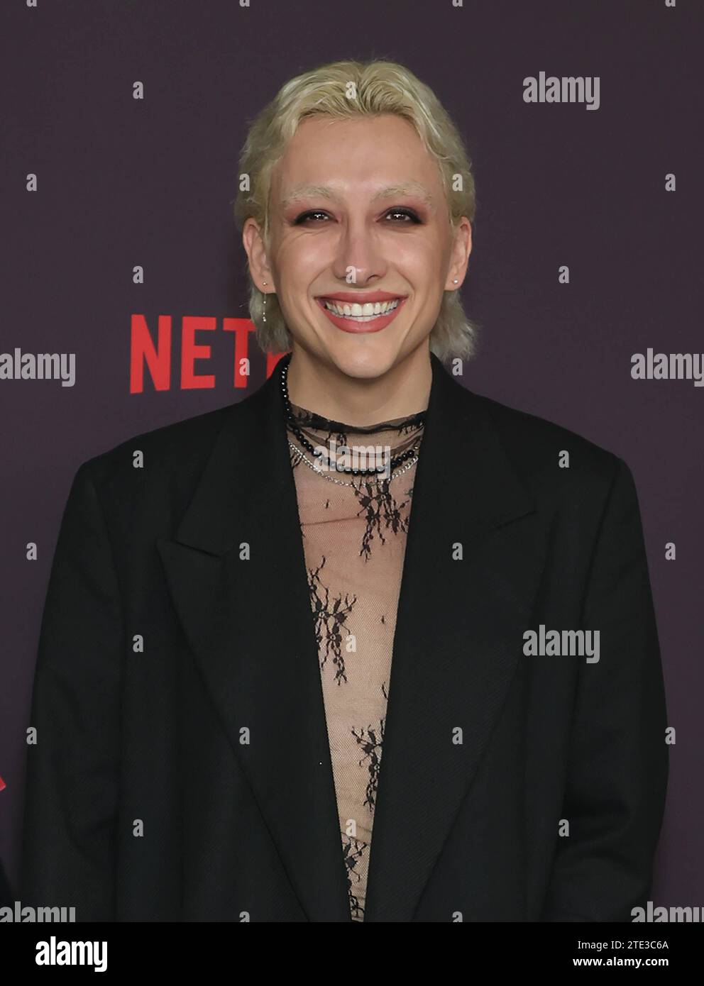 LOS ANGELES, CA - DECEMBER 19: Mason Alexander Park at the Netflix LA ...