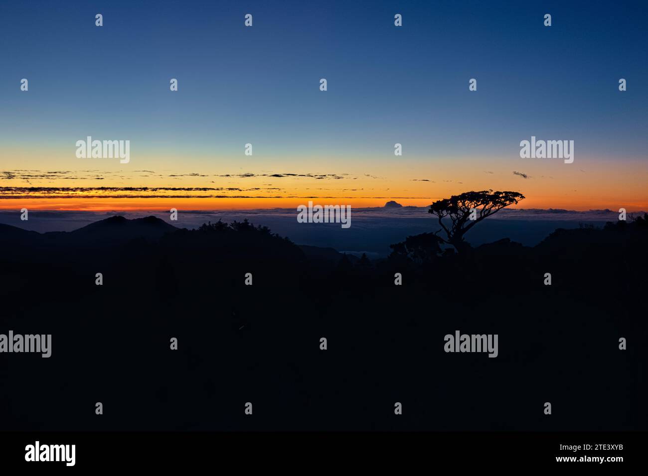 Sunrise on the Jiaming Lake Trail, Taitung, Taiwan Stock Photo - Alamy