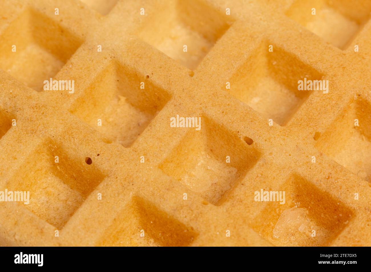 Homemade soft belgian waffles hi-res stock photography and images - Alamy