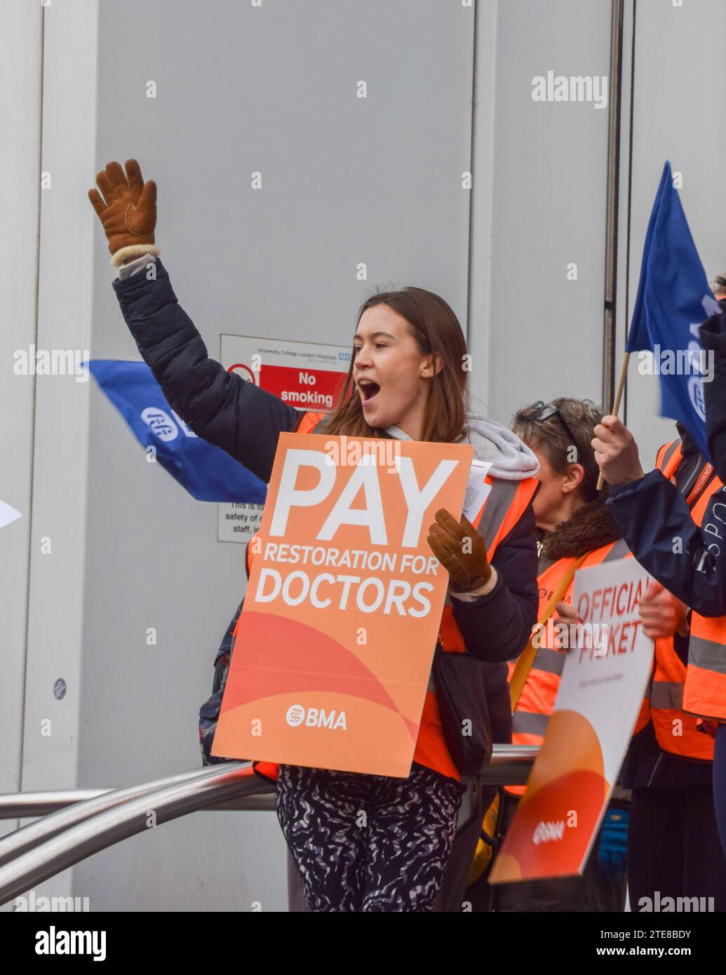 London, England, UK. 20th Dec, 2023. British Medical Association (BMA ...