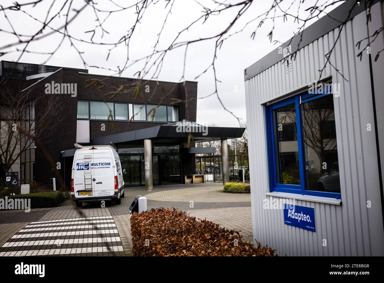 UDEN - Exterior of the Van der Valk hotel in Uden. Space has been made ...