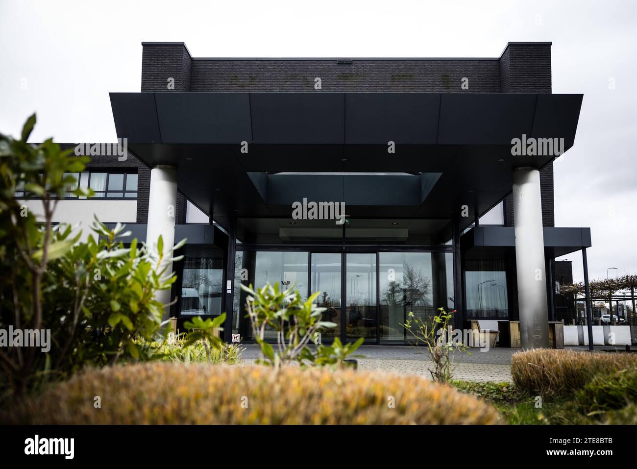 UDEN - Exterior of the Van der Valk hotel in Uden. Space has been made ...