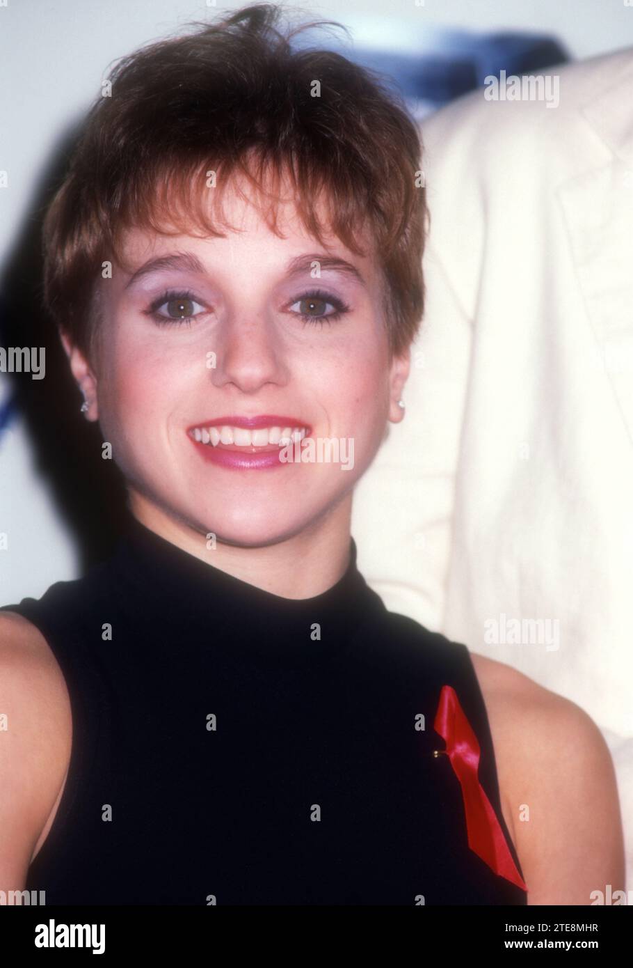 Los Angeles, California, USA 22nd August 1996 Athlete Kerri Strug ...