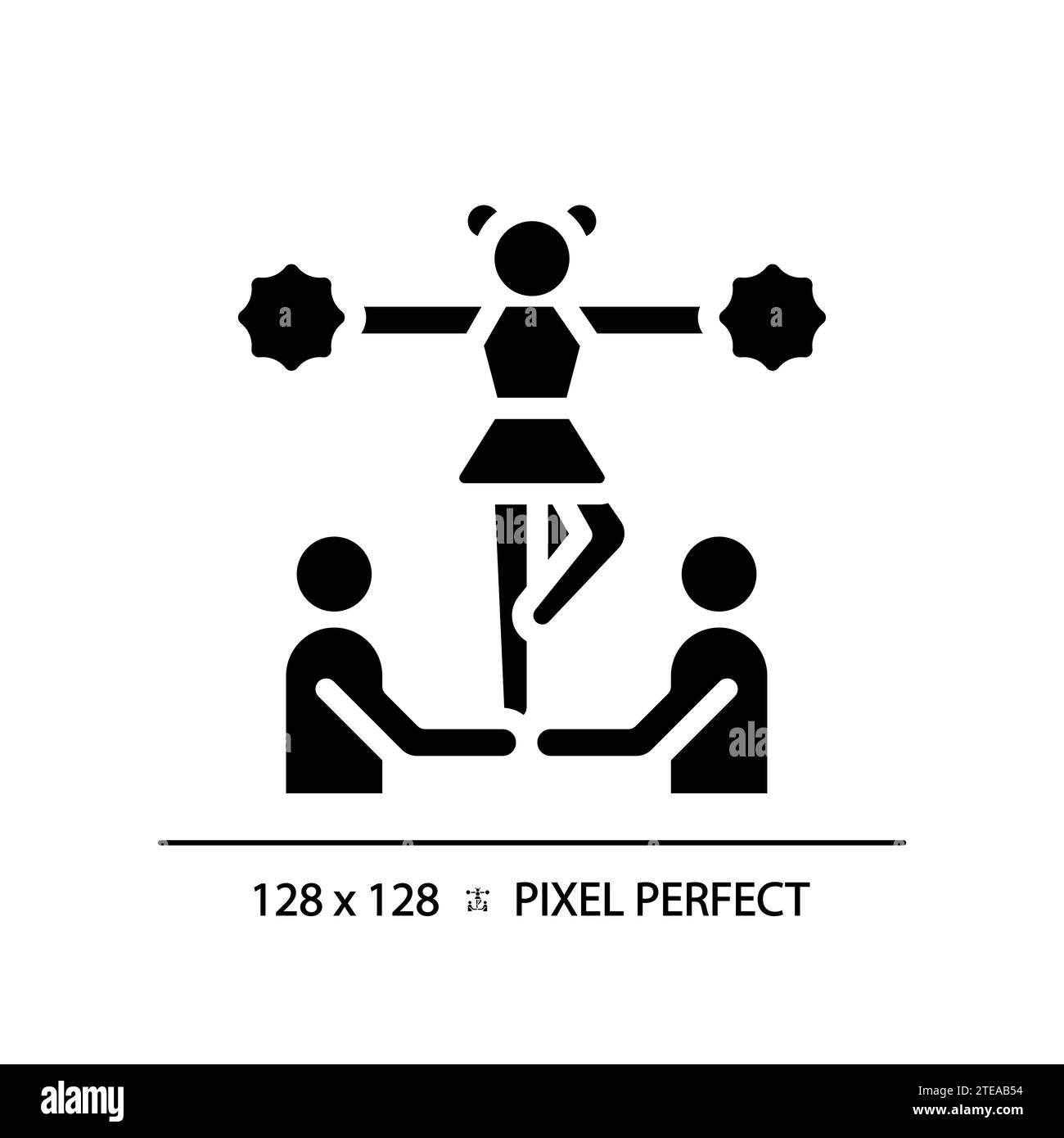 Cheerleading football Stock Vector Images - Alamy