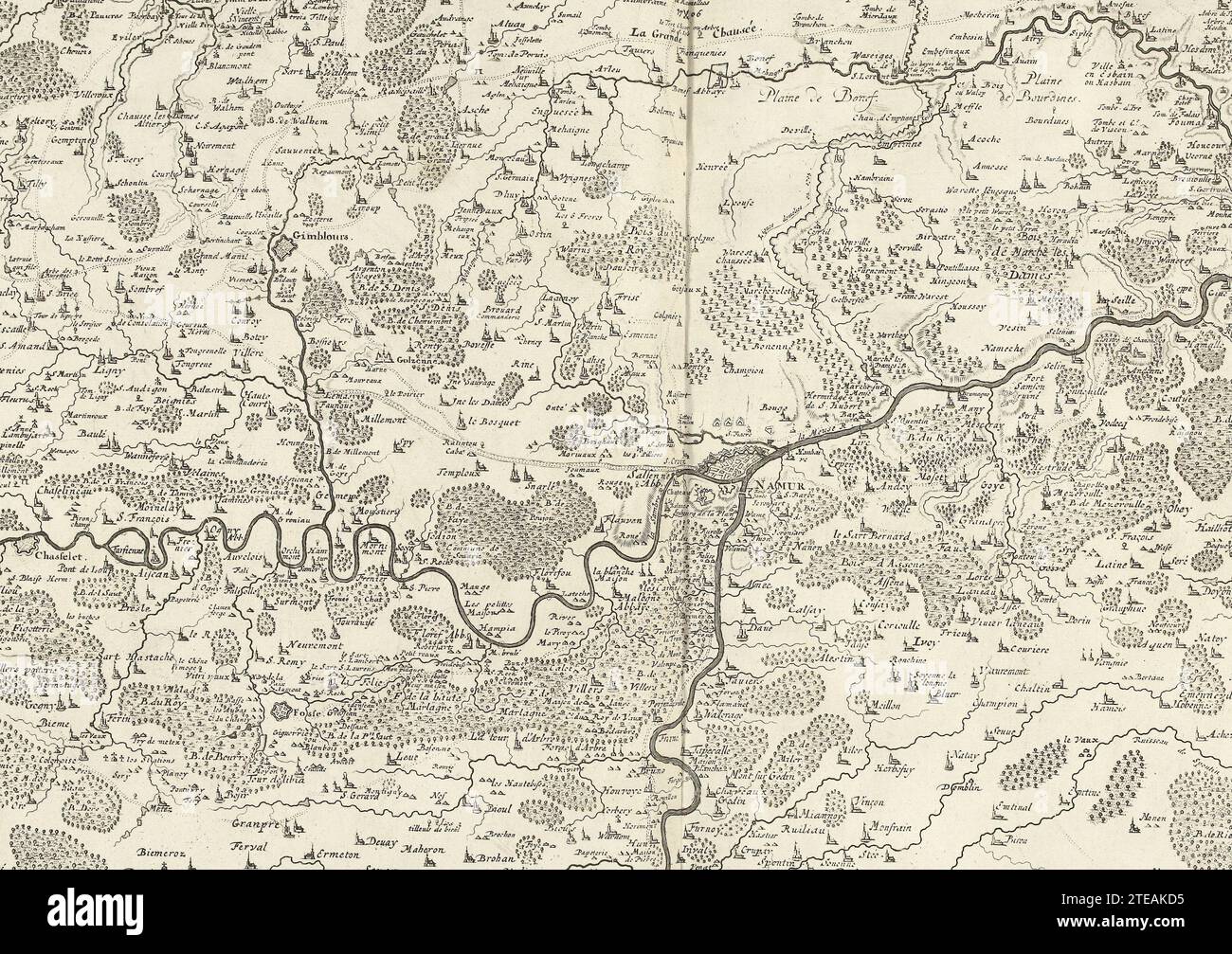 Map of dinant hi-res stock photography and images - Alamy