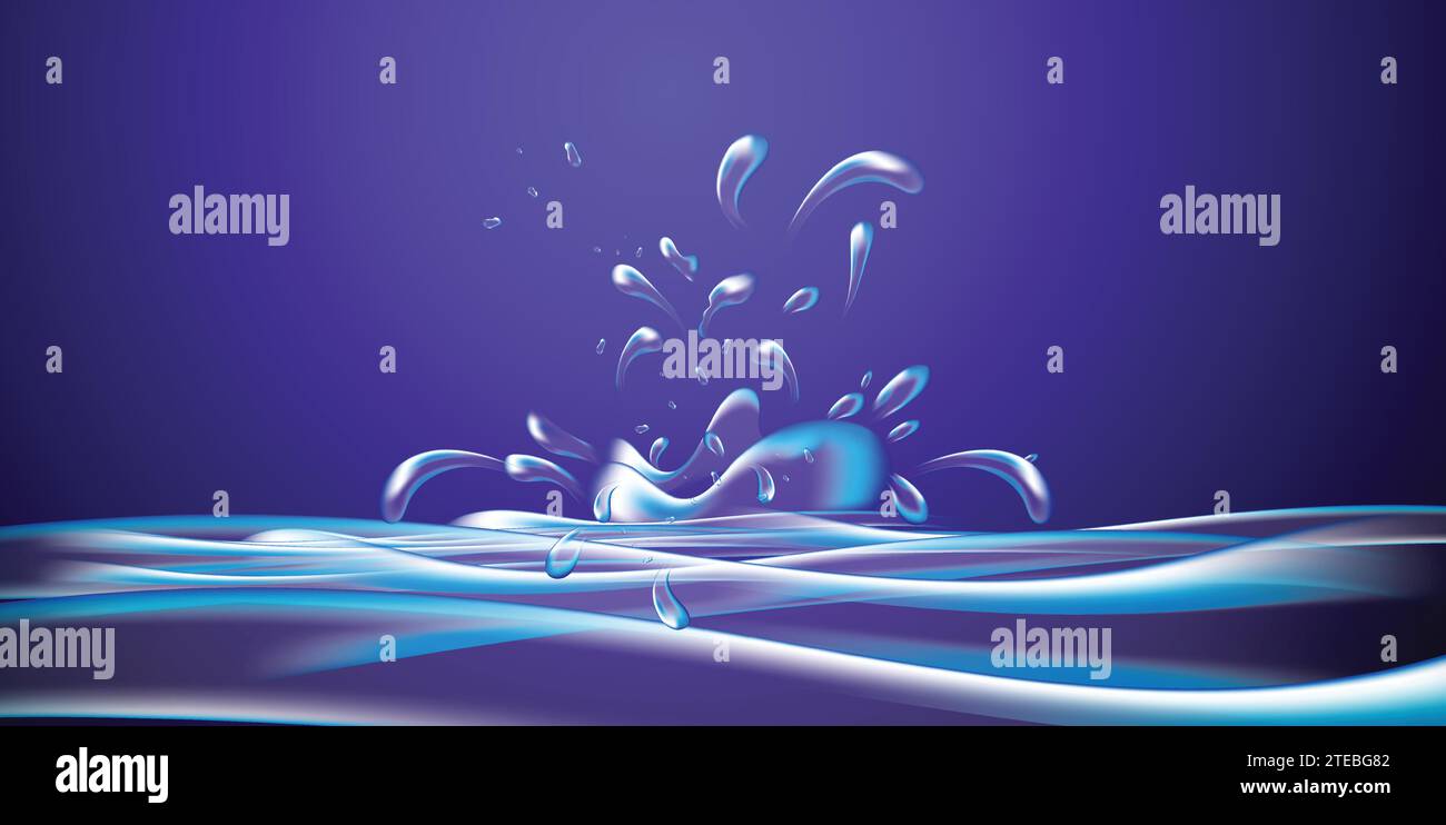 vector water splash Stock Vector Image & Art - Alamy