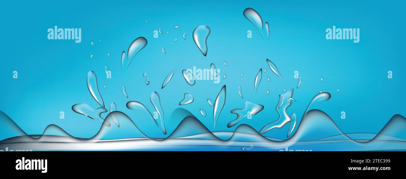 vector water splash Stock Vector Image & Art - Alamy
