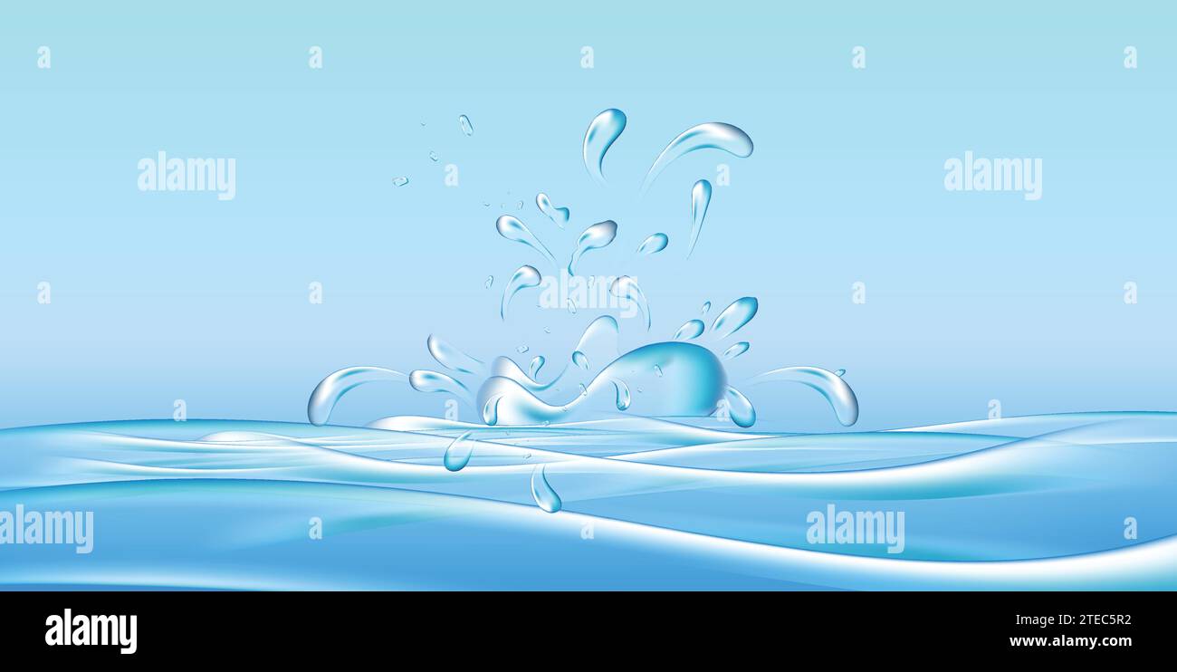 vector water splash Stock Vector Image & Art - Alamy