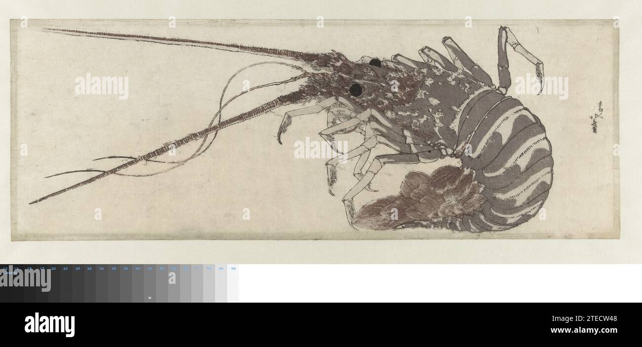 THE LOBSTER, Katsushika Hokusai, C. 1800 --c. 1810 Japan paper nishiki ...