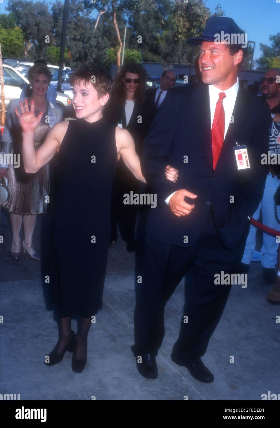 Los Angeles, California, USA 22nd August 1996 Athlete Kerri Strug ...