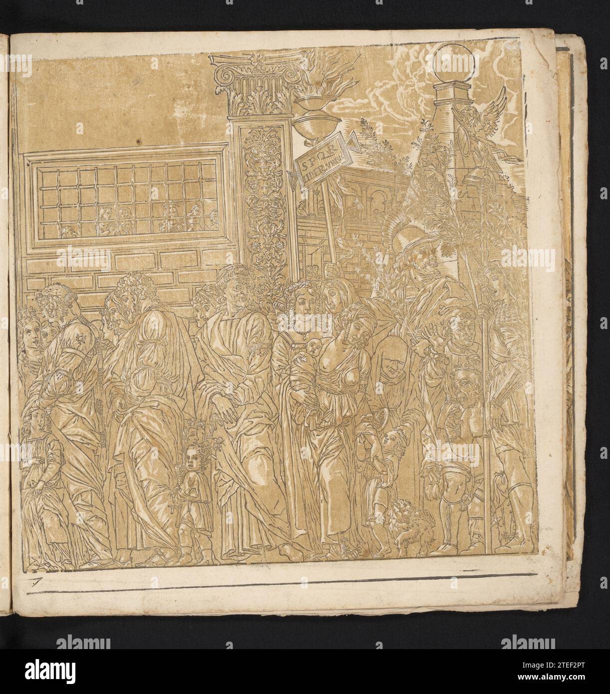 TRIOMFTOCHT van Julius Caesar, Andrea Andreani, After Bernardo Malpizzi ...