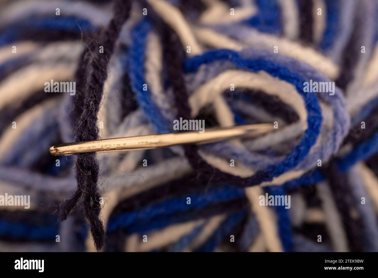 Semi abstract close up still life of knitting wool Stock Photo - Alamy