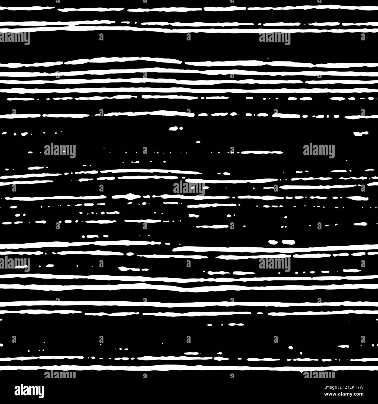 Seamless striped pattern hand painted with ink brush. Tileable grungy texture for endless ...