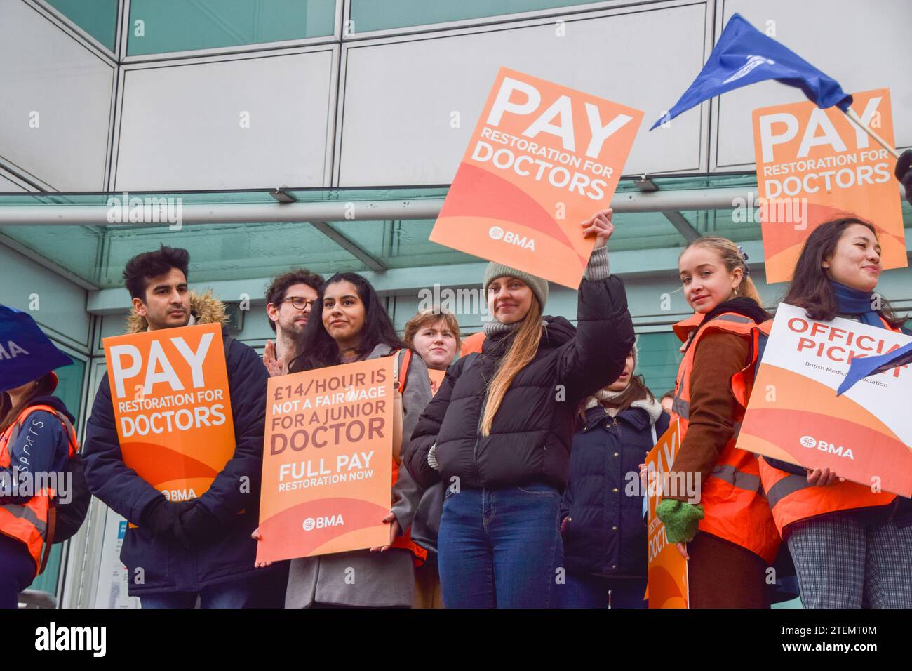 London, England, UK. 20th Dec, 2023. British Medical Association (BMA ...