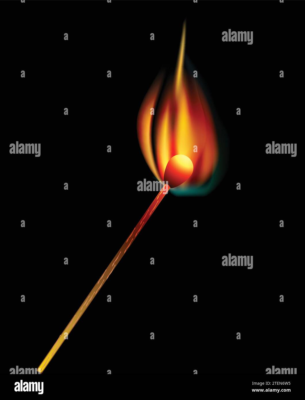 Matchstick vector vectors hi-res stock photography and images - Alamy