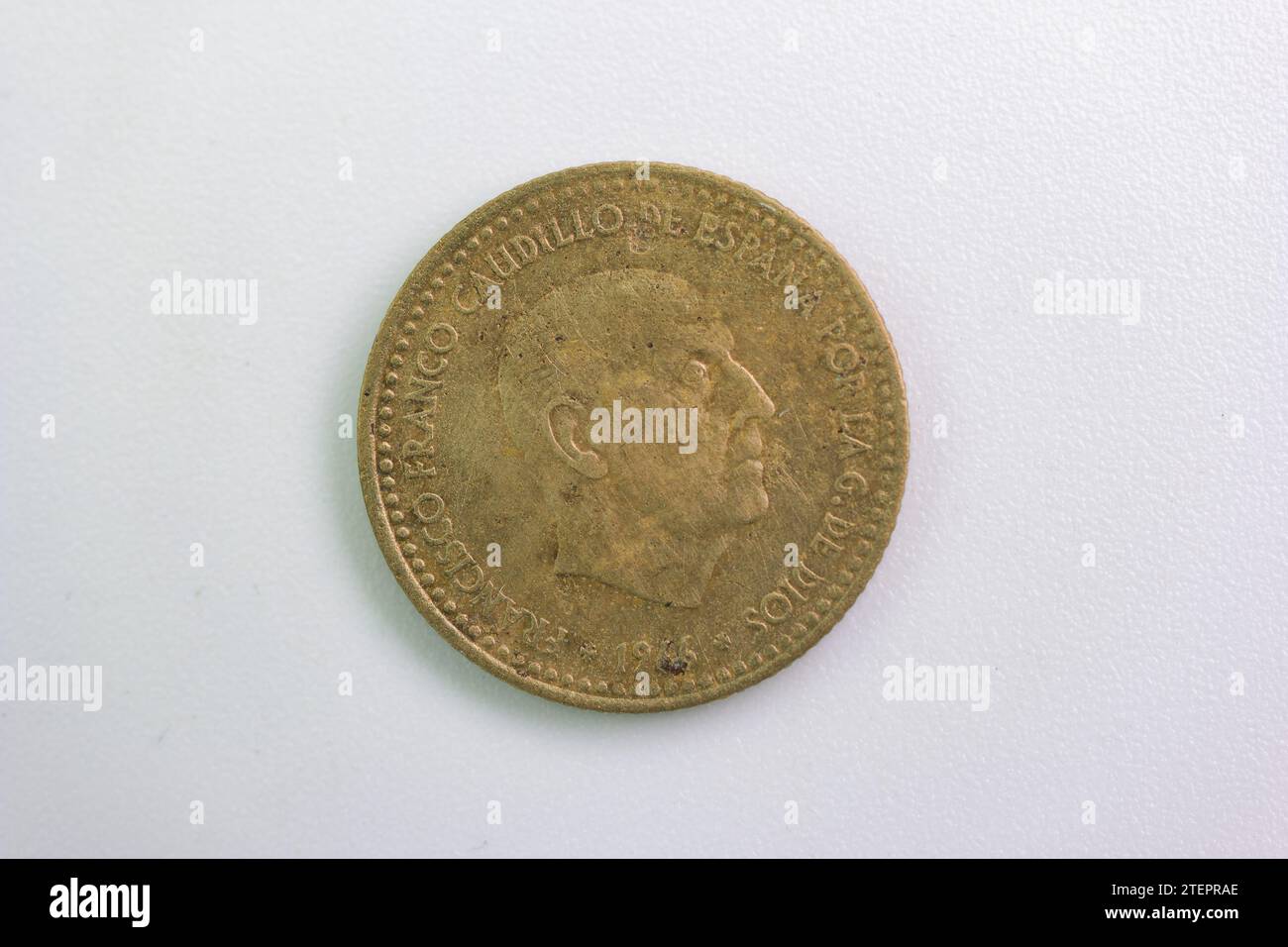 old coin on white background with background cutout historical metal ...