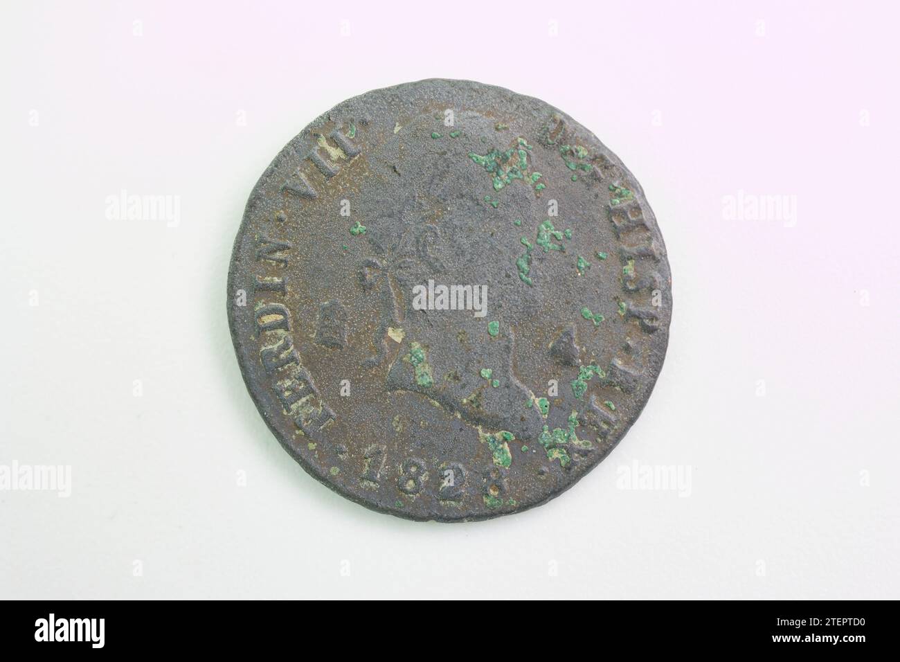 old coin on white background with background cutout historical metal ...