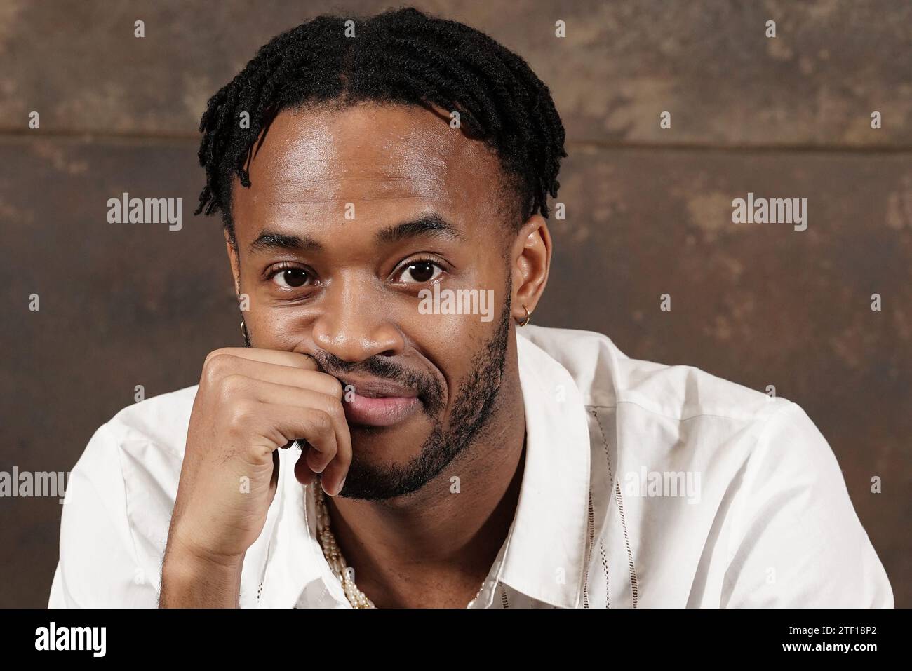 Enyi Okoronkwo attending the nominations announcement for the 44th ...