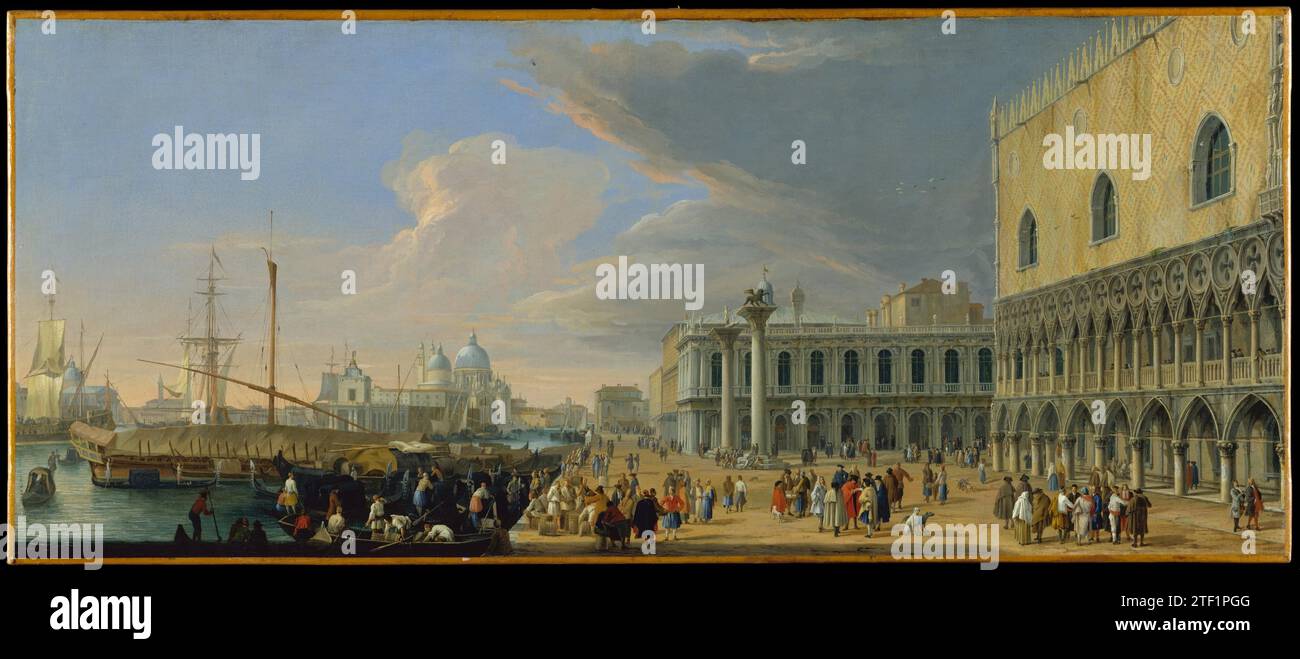 The Molo, Venice, Looking West 1975 by Luca Carlevaris Stock Photo - Alamy