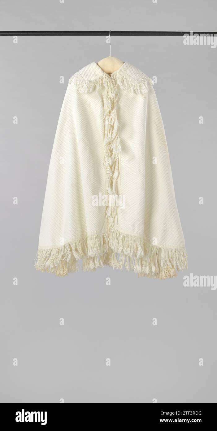 Cape of Baptismal Cape With Wide Lying Collar, From White Fewed Cotton ...