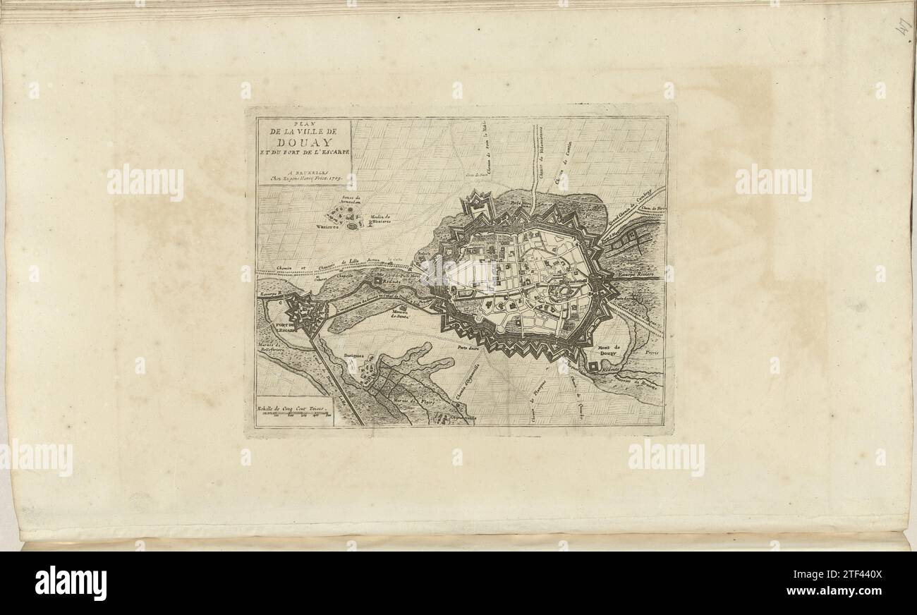 Map of douai hi-res stock photography and images - Alamy