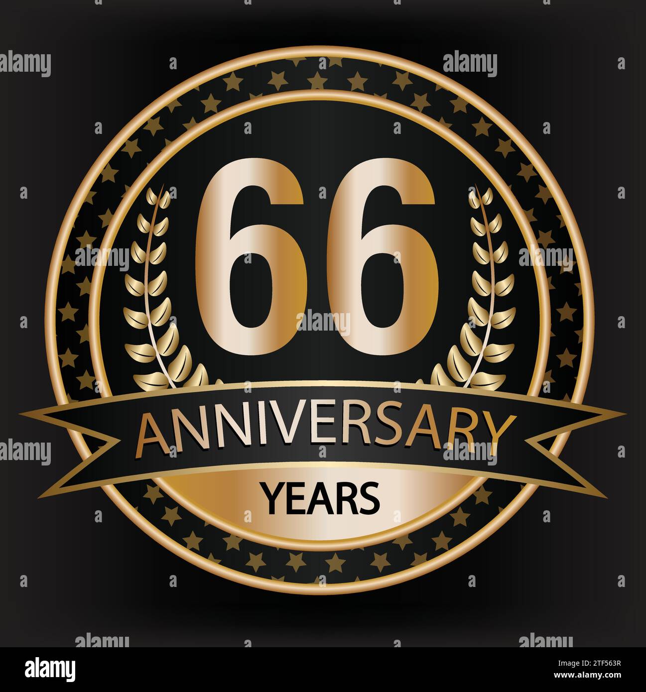 66 th anniversary distinctive stamp Stock Vector Image & Art - Alamy