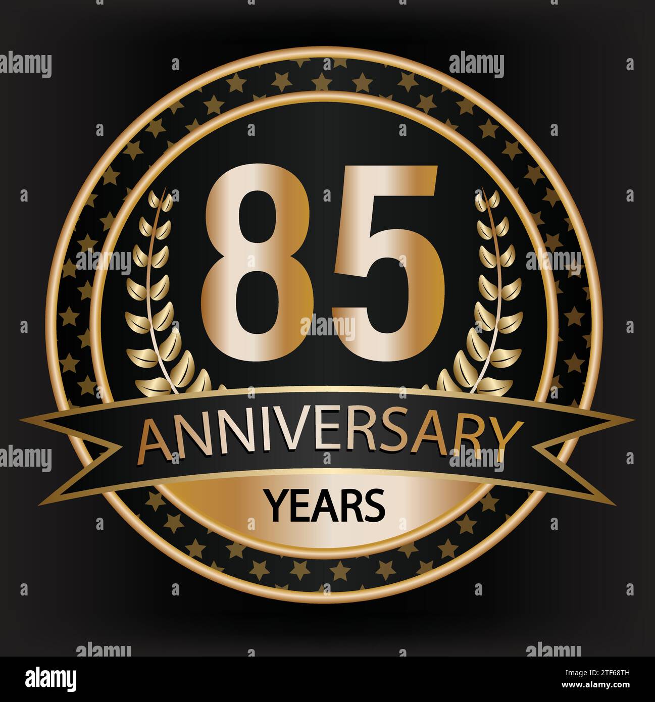 85 th anniversary distinctive stamp Stock Vector Image & Art - Alamy