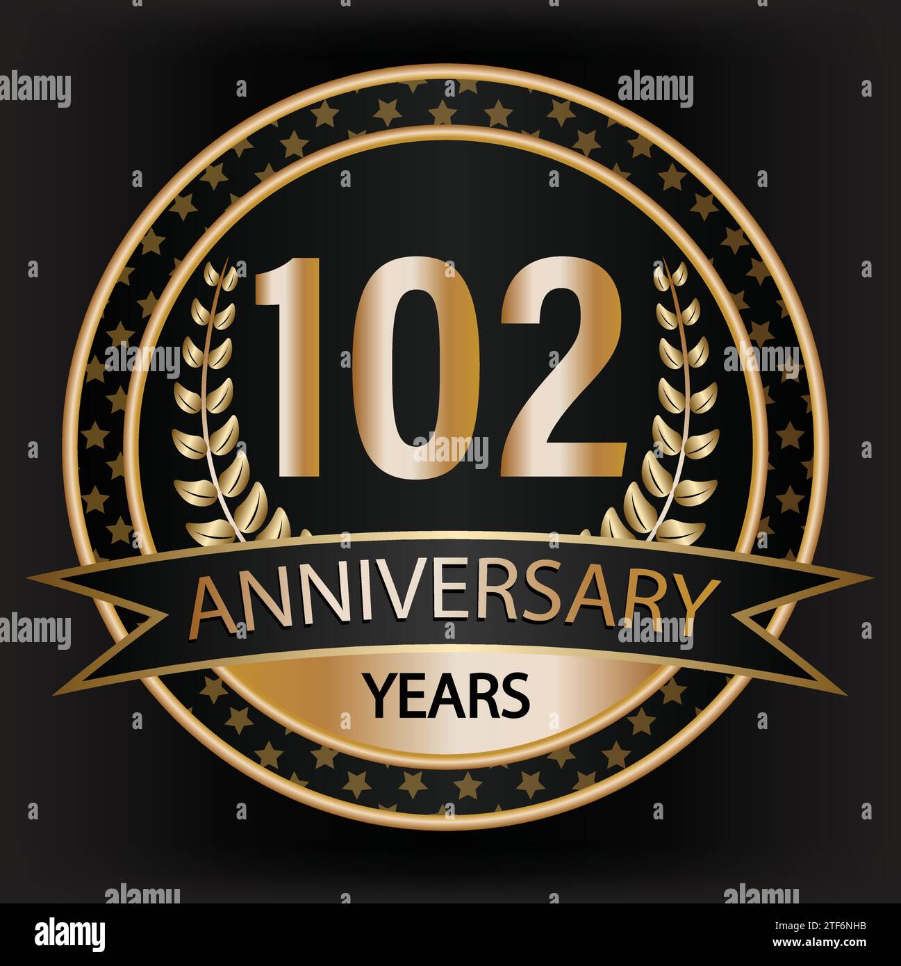 102 logo design Stock Vector Images - Alamy