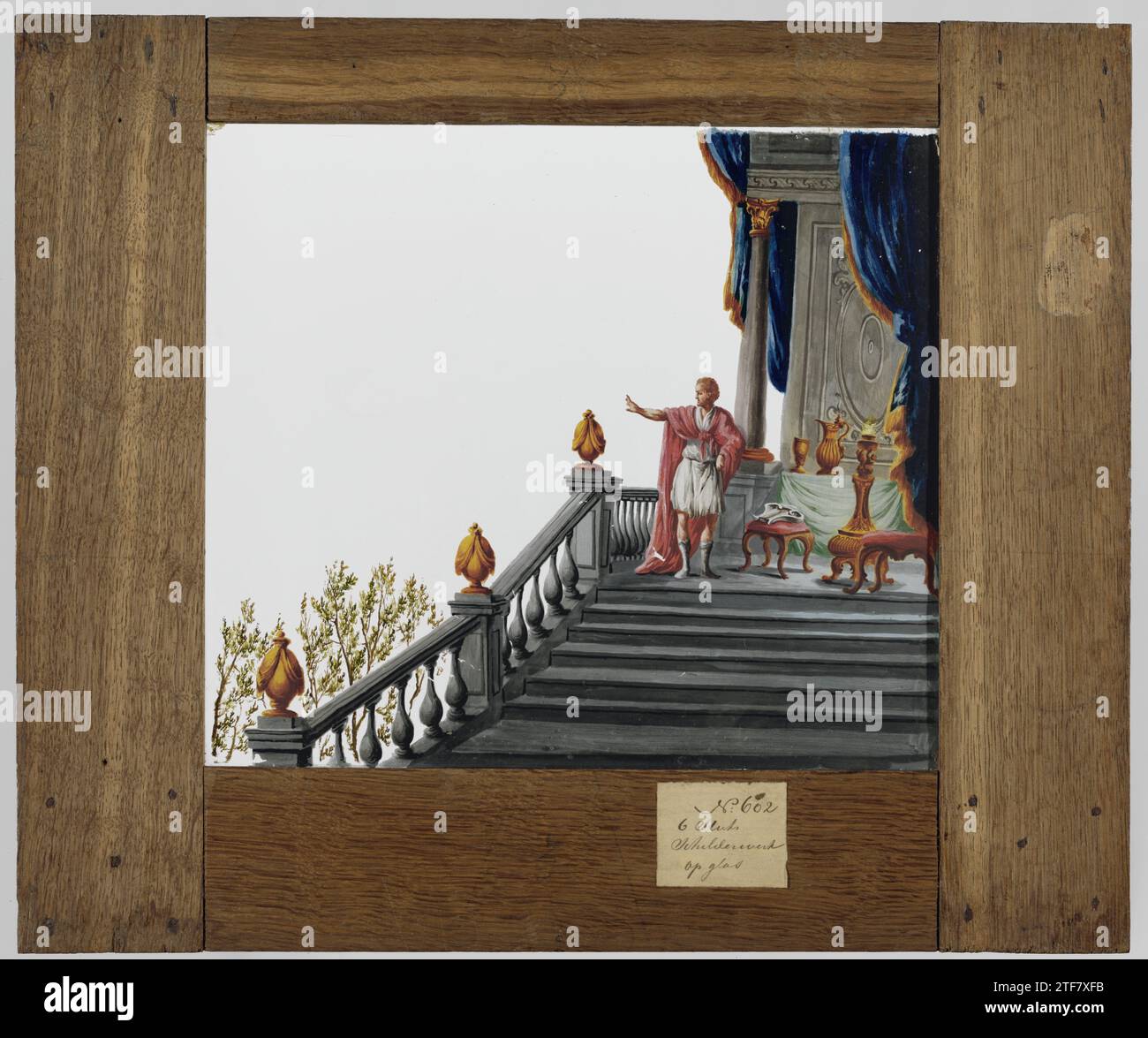 Roman ruler, Anonymous, c. 1750 - c. 1830 A Roman ruler in red gown ...