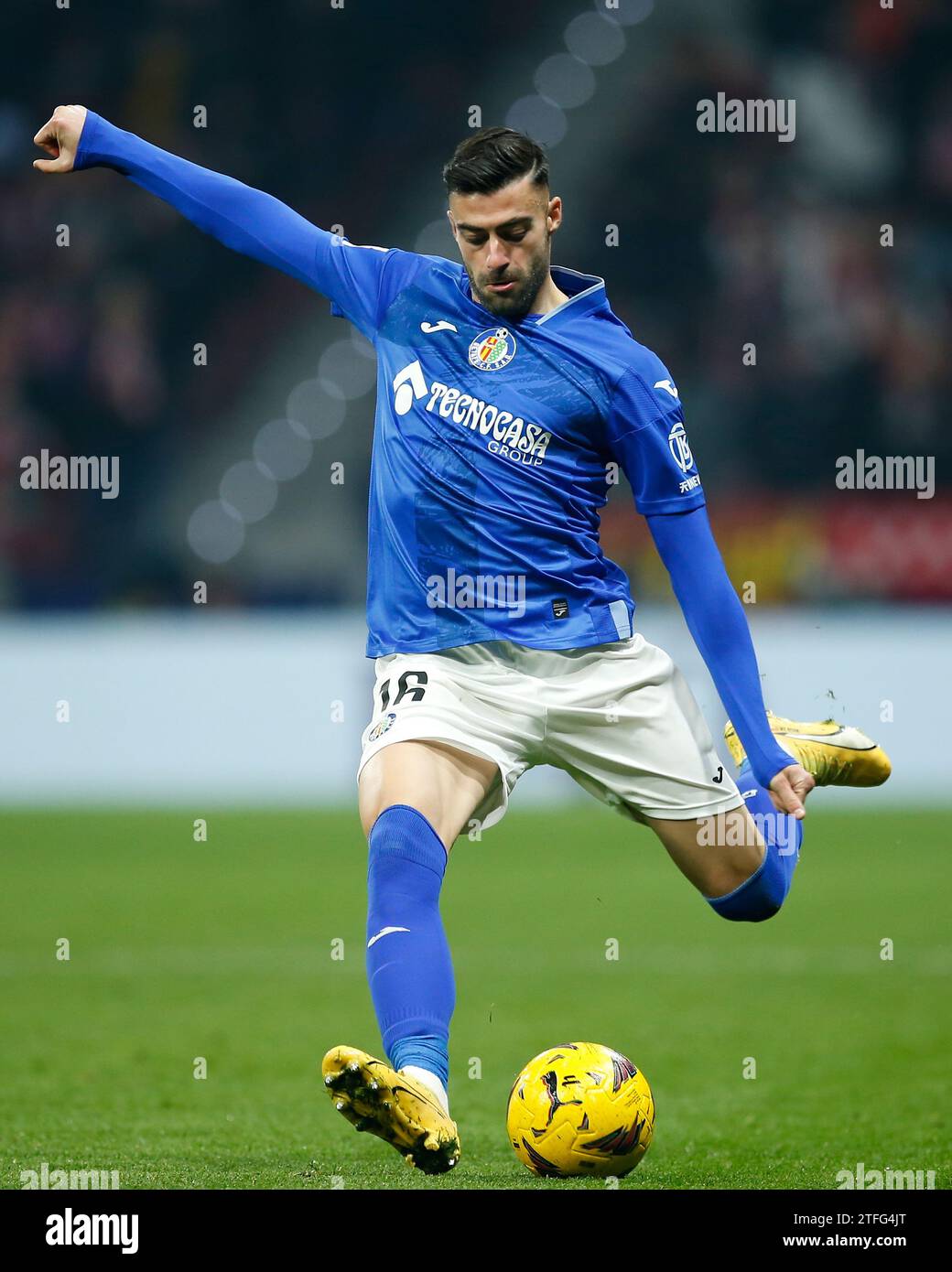 Madrid, Spain. 19th Dec, 2023. Diego Rico of Getafe CF during the La ...