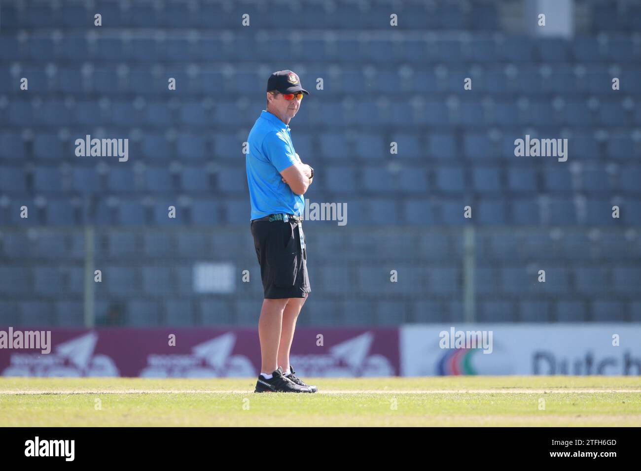BCB appointed pitch curator Tony Hemming during Bangladesh-New Zealand ...