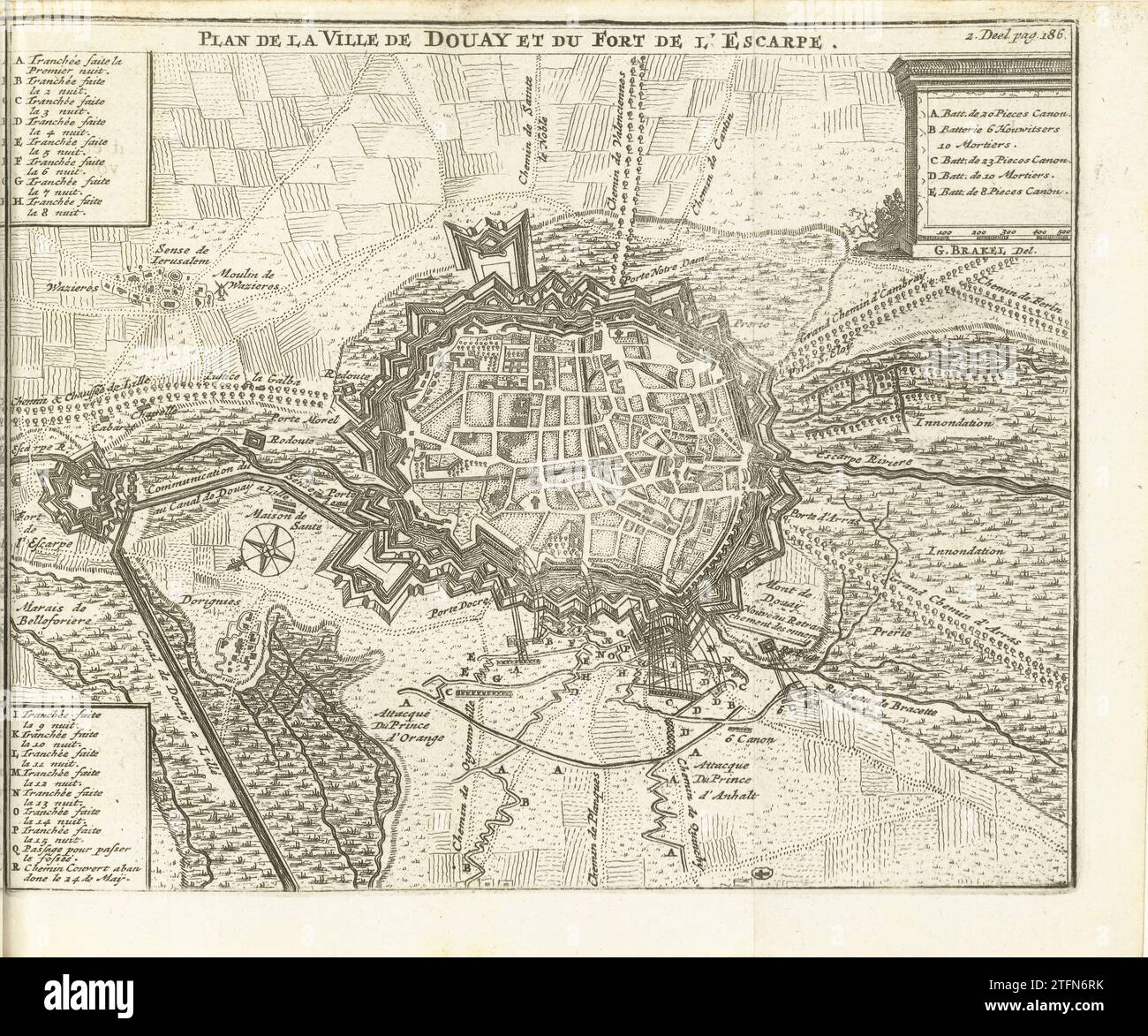 Map of douai hi-res stock photography and images - Alamy