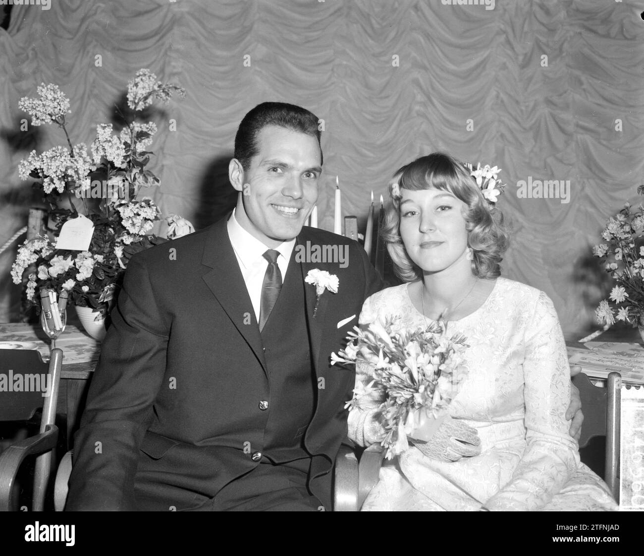 Marriage Eef Kamerbeek with Miss Karin van der Wall in Maastricht ca ...