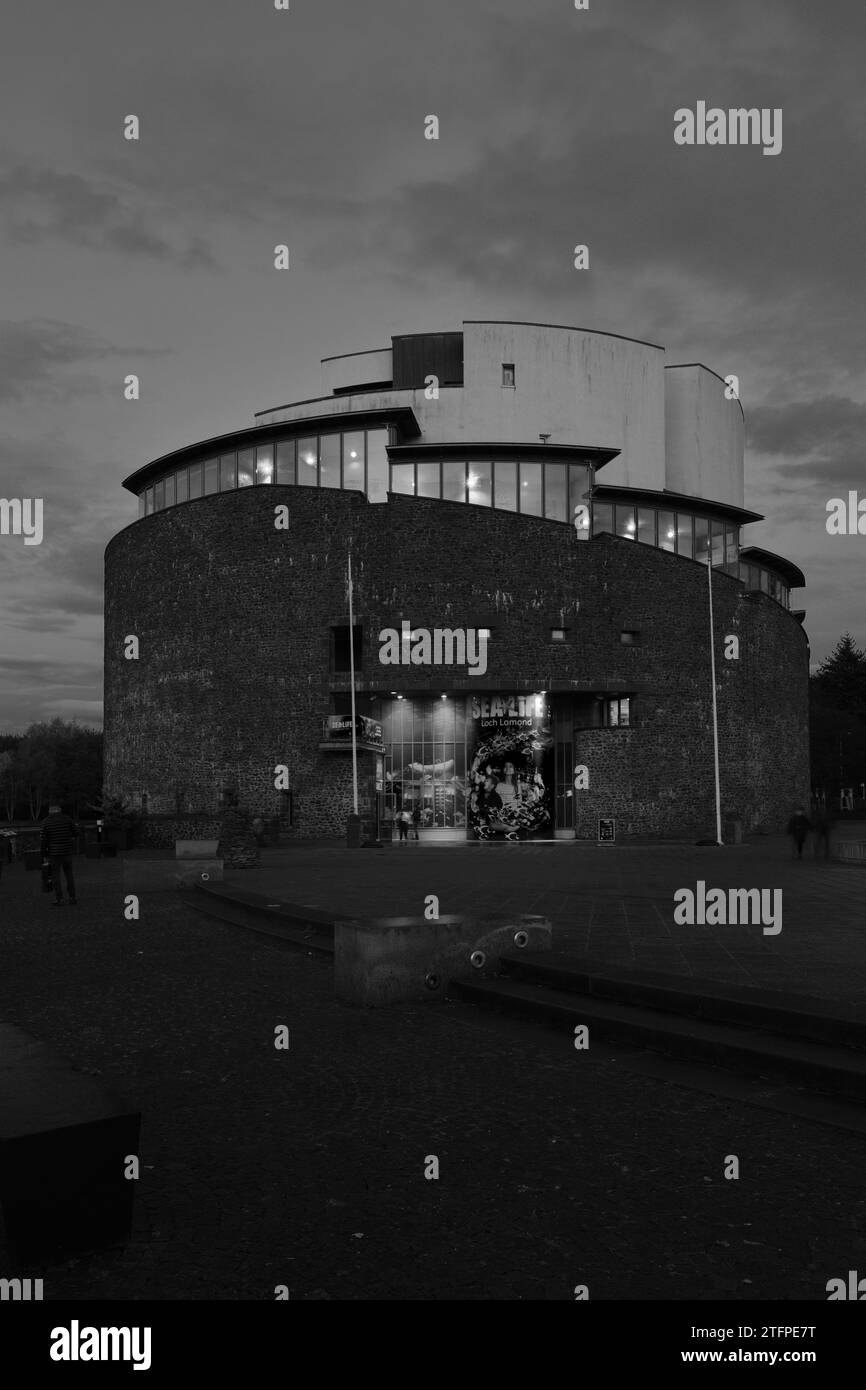 The Sea Life Loch Lomond Aquarium, Drumkinnon Tower, Balloch village ...