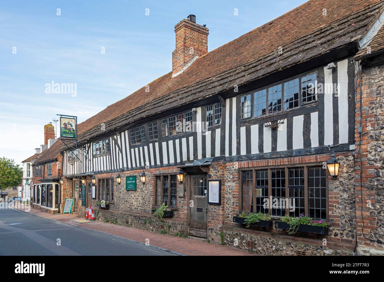 The george inn alfriston east sussex hi-res stock photography and ...