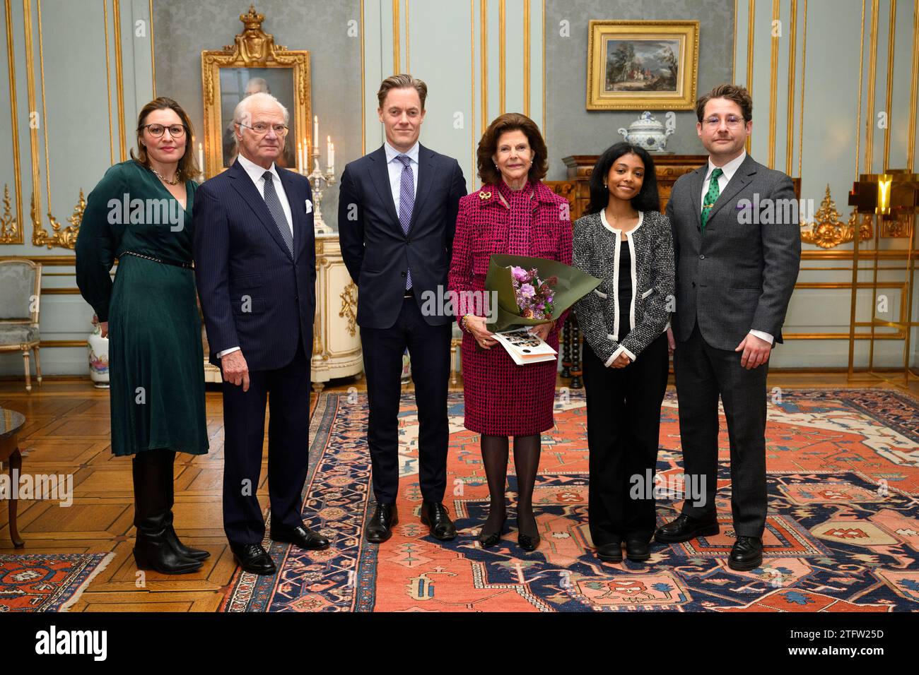 STOCKHOLM 20231220King Carl Gustaf, Queen Silvia, David Haak, Cecilia ...