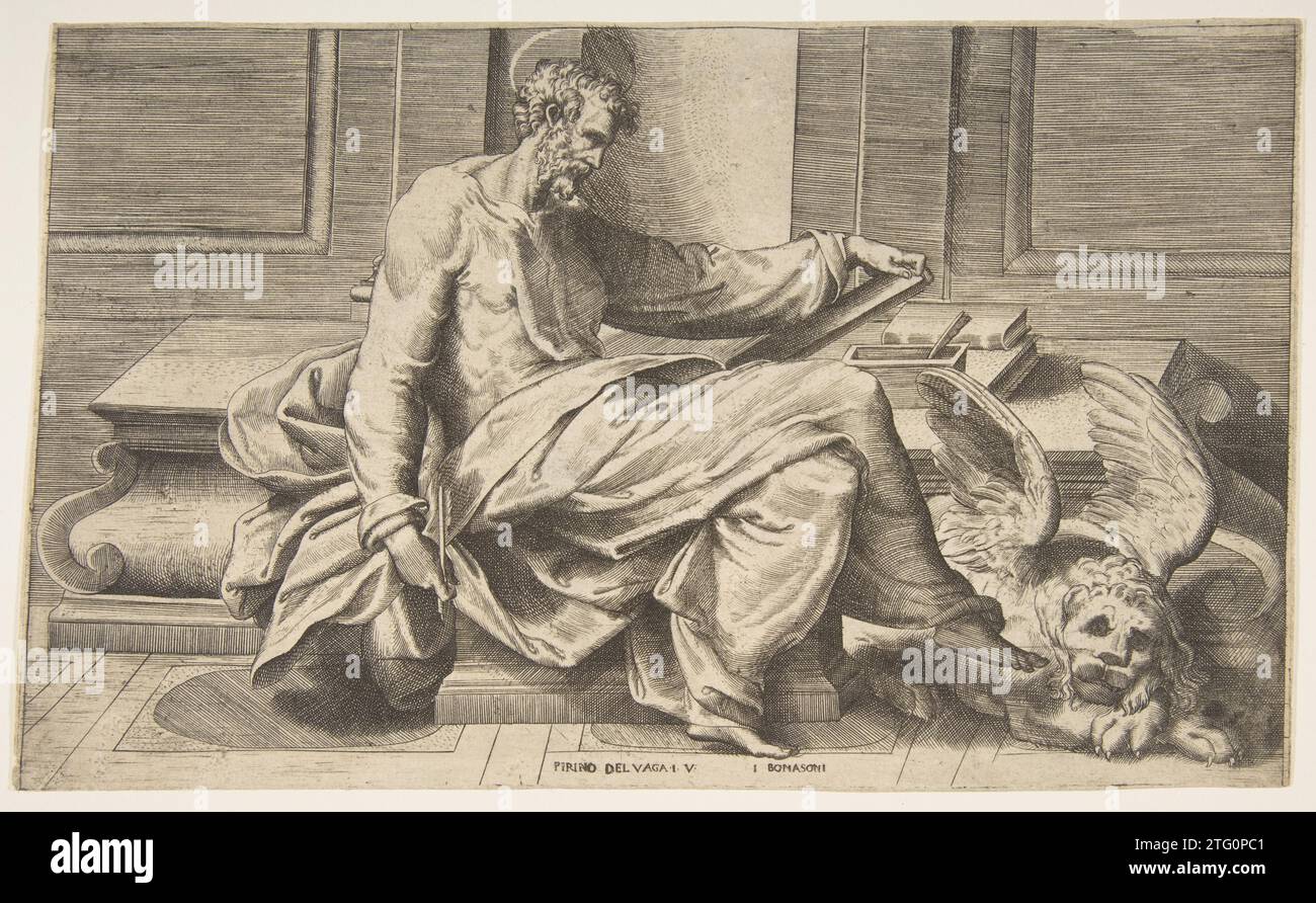 Saint mark writing the gospel hi-res stock photography and images - Alamy